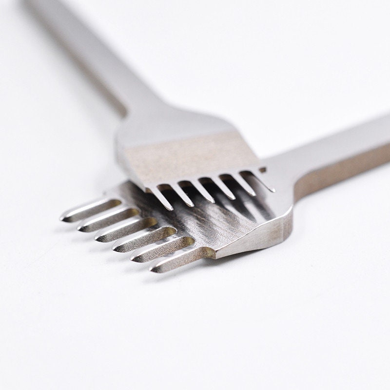 3mm 4mm Leather Prong Punch Tool Set Leather Craft Tool Hole Punches 1 ...