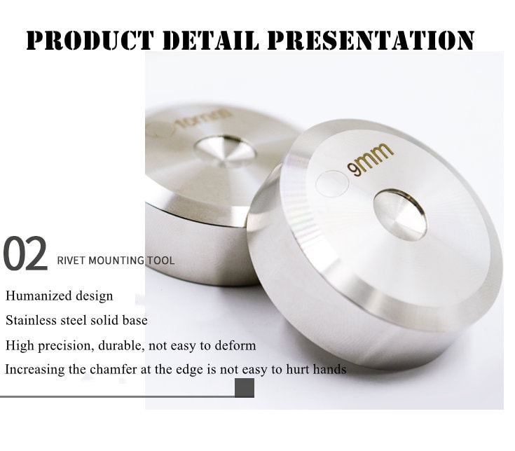 6/8/9/10mm Rivet Mounting Tool Rivet Punch Leather Craft - Etsy