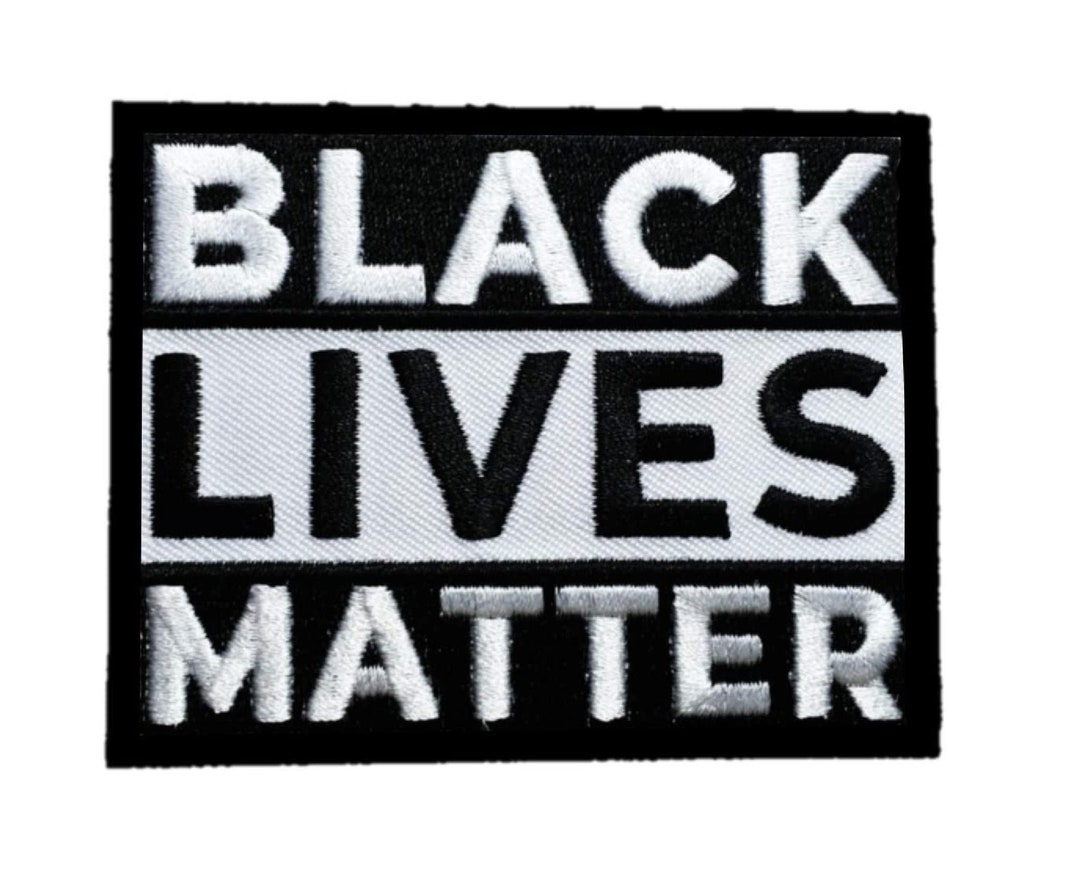 Black Lives Matter Patch - BLM, Iron On/sew on - 3.5 X 2.5 Inches ...