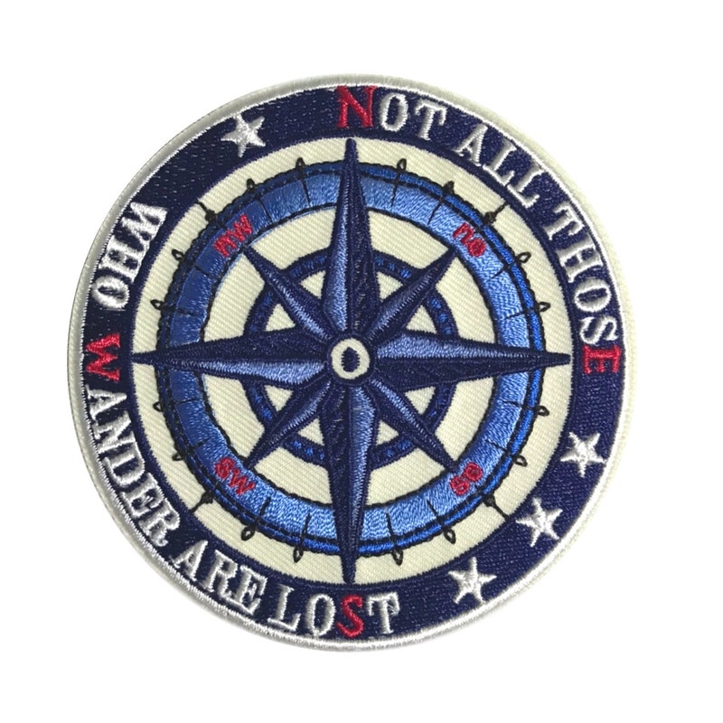 Compass Iron Patch - Etsy