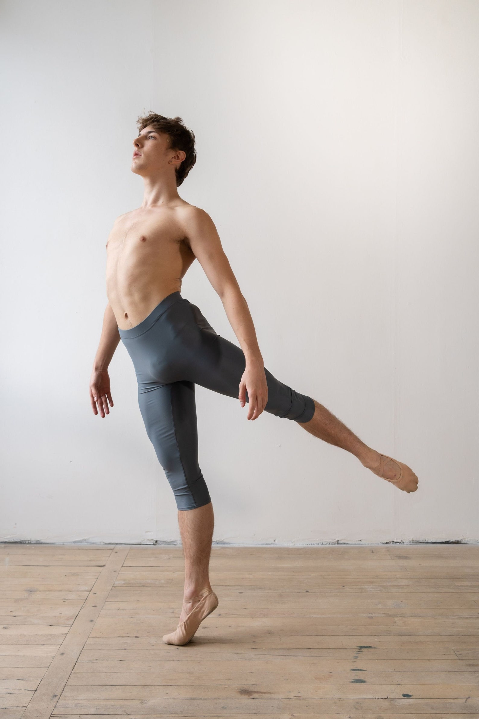 Men's Below the Knee Dance Tights in Grey Sustainable - Modbury - Etsy