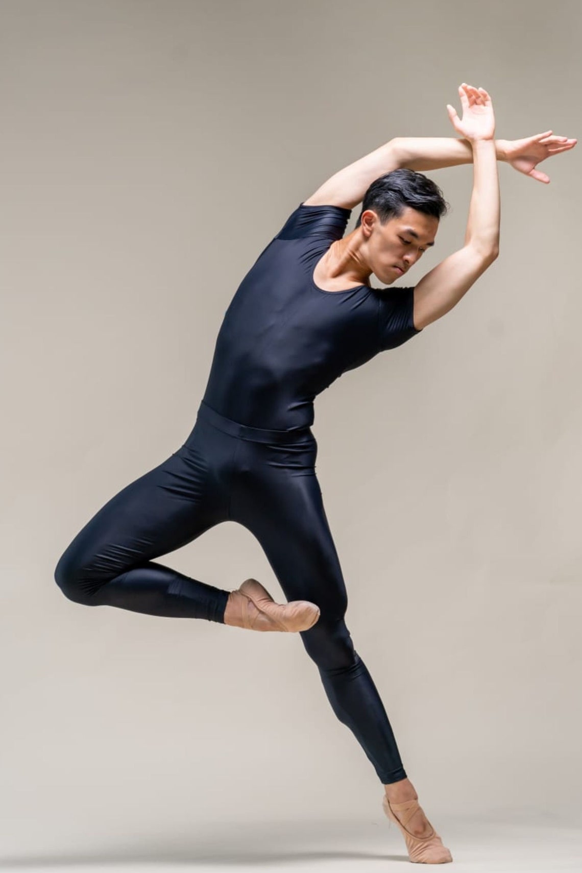 Men's Dance Tights Black Sustainable Po Delta - Etsy
