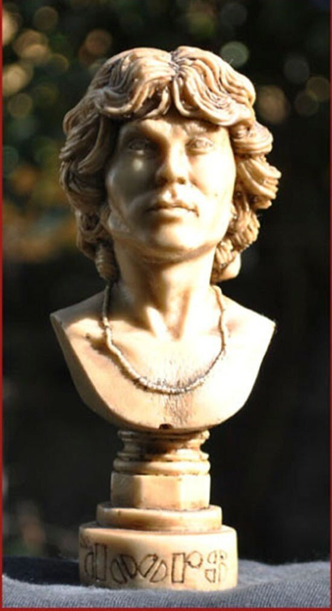 JIM MORRISON BUST -- Resin Statue Figur Skulptur The Doors Prop cd DVD ...