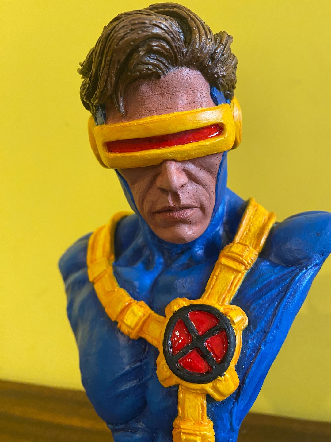 HANDMADE Cyclops BUST X-men Statue Figure Sculpture Movie Film Comic ...