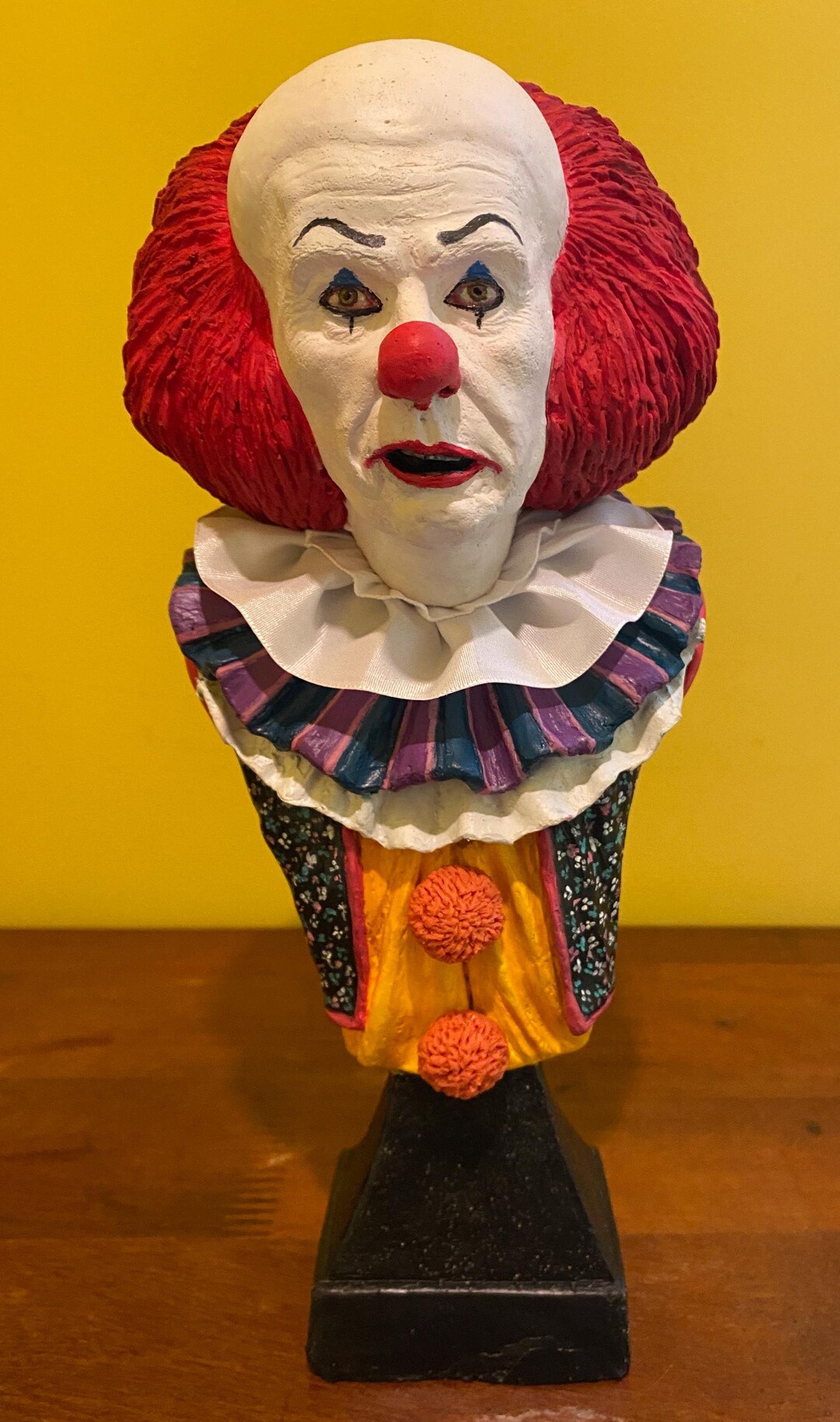 HANDMADE Pennywise IT Dancing Clown BUST Statue Figure Sculpture Horror ...