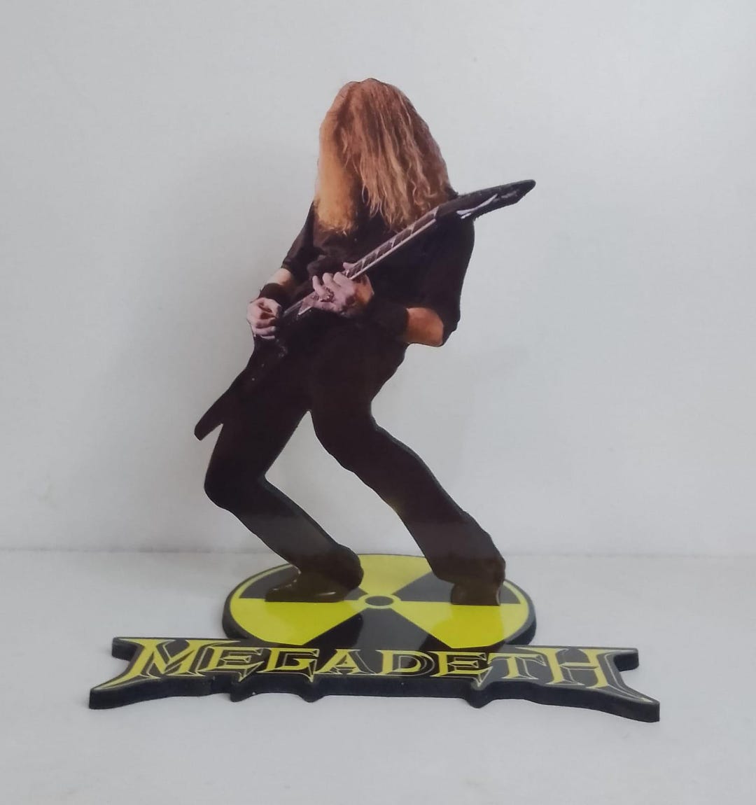 DAVE MUSTAINE 8" DISPLAY Standee Figure Statue Megadeth Cutout Standup ...