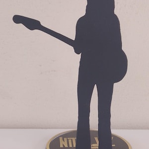 John Paul JONES DISPLAY 8" Standee Figure Statue Led ZEPPELIN Cutout ...