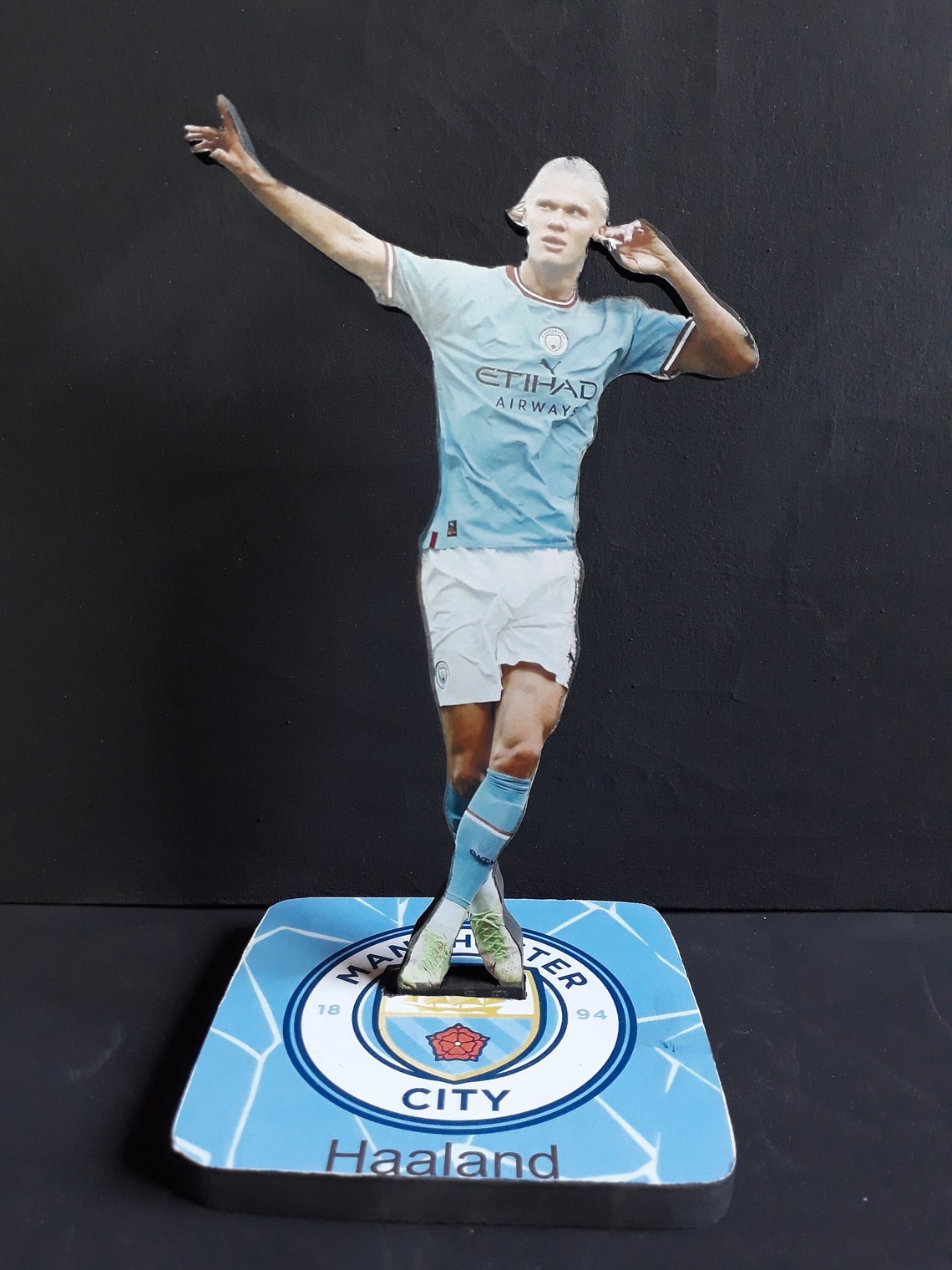 ERLING HAALAND Manchester City DISPLAY 8 Standee Figure - Etsy