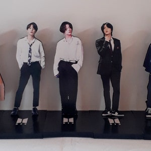 7 X BTS Display 8 STANDEES Figure Statue Mdf Cutout Doll Toy Standup ...