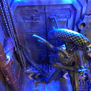 Custom DIORAMA the ALIEN Movie Scale 1:10 Handmade Ideal for 7 Action ...