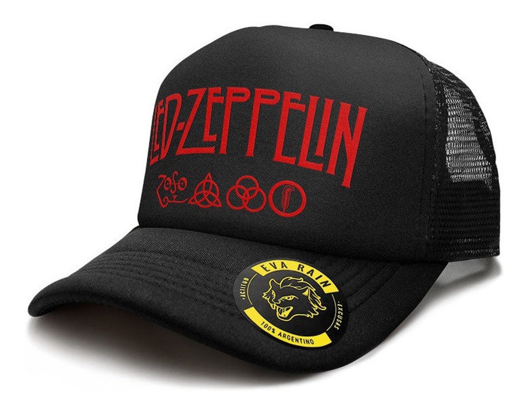 LED ZEPPELIN Retro Snapback Cap Trucker Mesh HAT New Unique - Etsy
