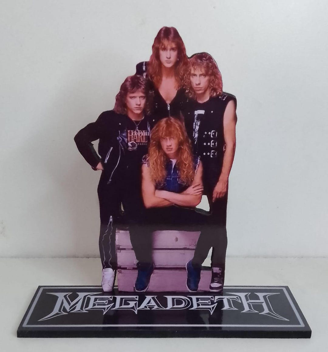 MEGADETH 8" DISPLAY Standee Figure Statue Dave Mustaine Cutout Standup ...