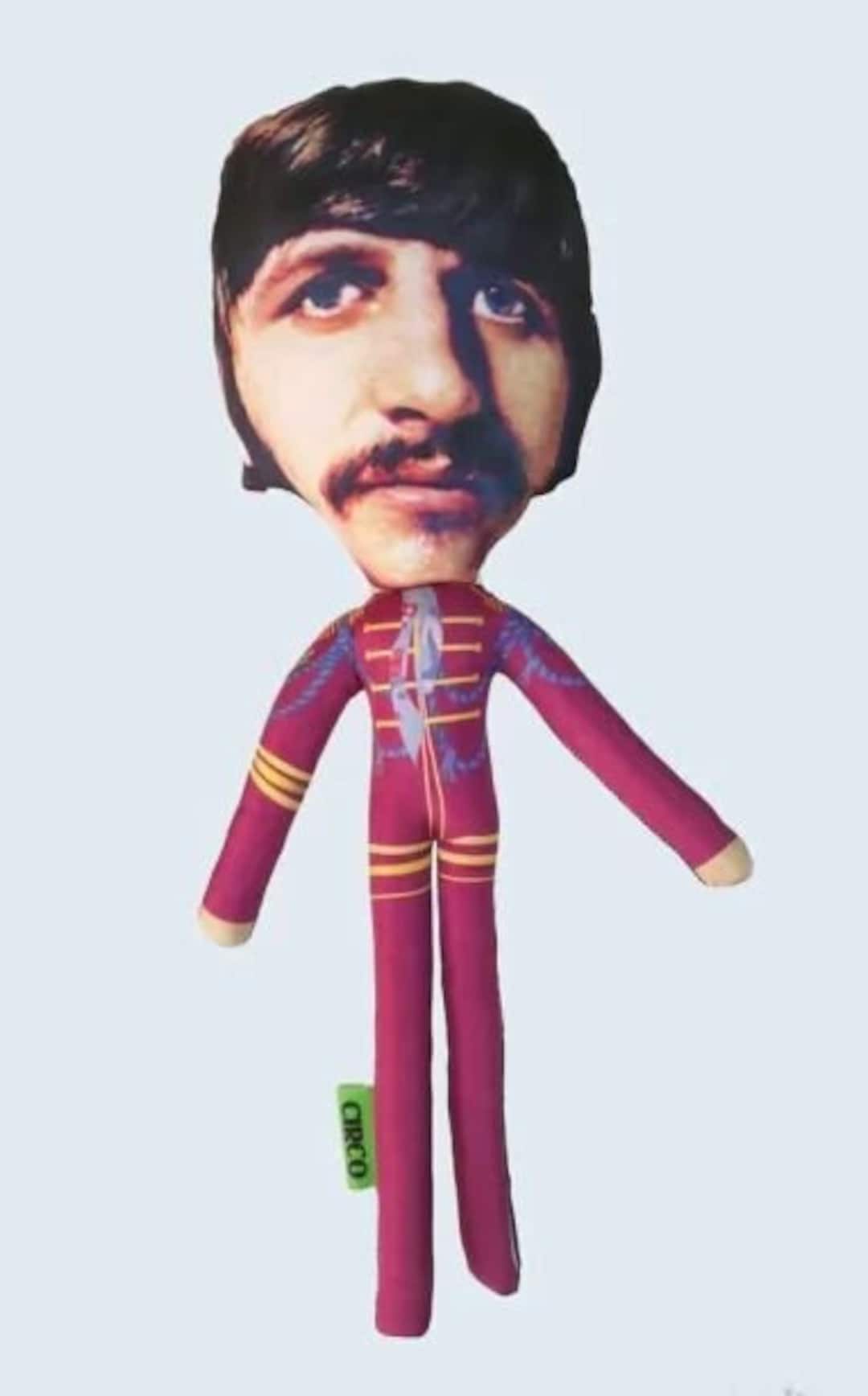RINGO STARR 15" DOLL Handmade Stuffed Plush Toy , Action Figure , Art ...