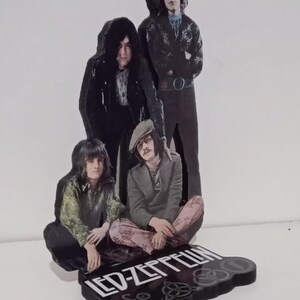 LED ZEPPELIN DISPLAY 8 Standee Figure Statue Mdf Cutout Doll Toy Desk ...