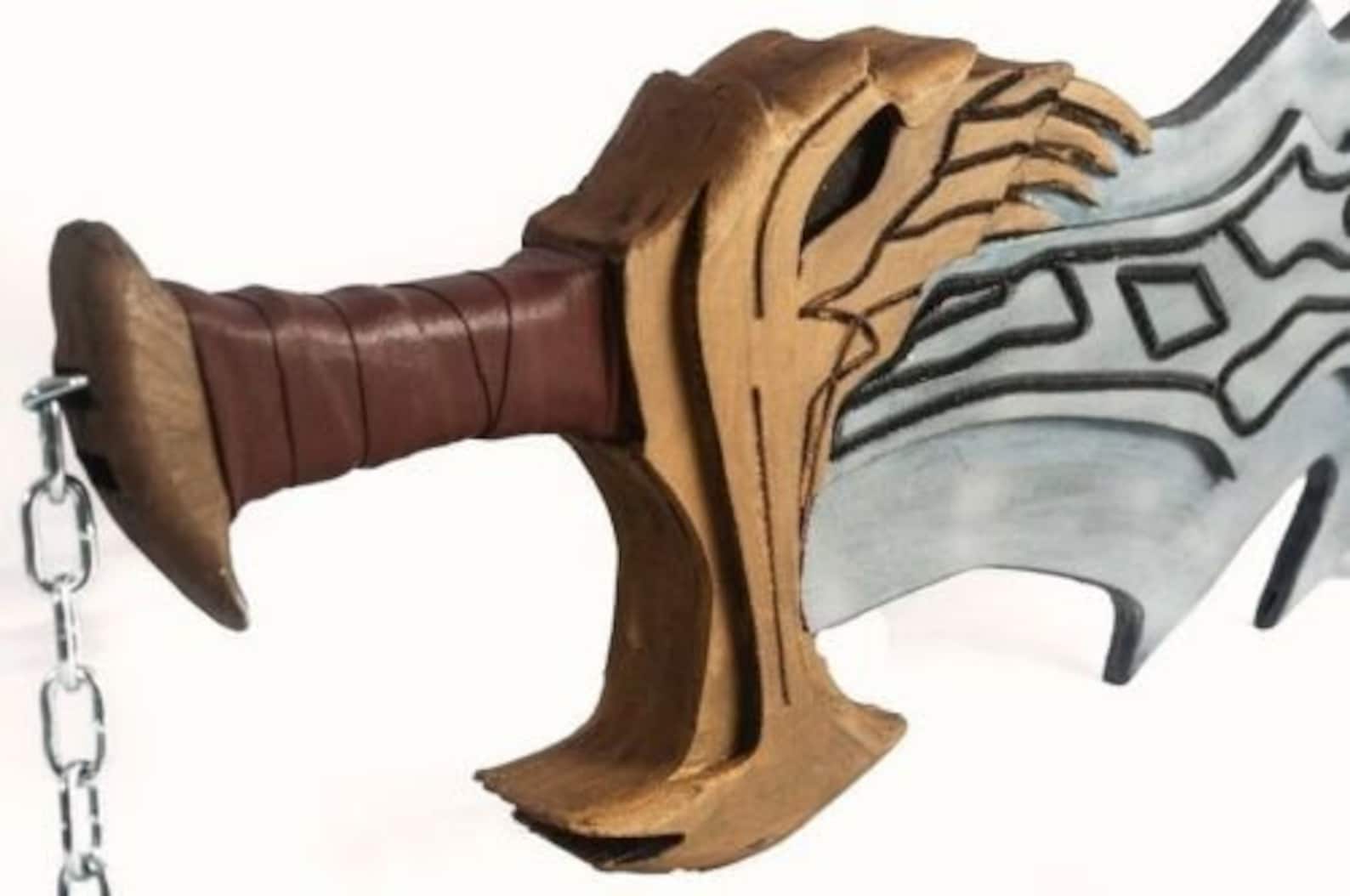 BLADES of CHAOS God of War KRATOS Swords Life Size Props - Etsy Finland