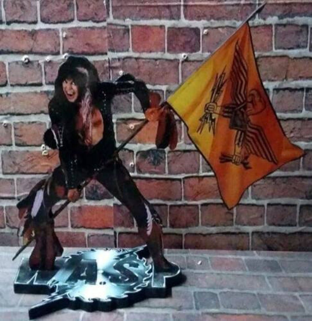BLACKIE LAWLESS WASP Display 8 Standee Figure Statue - Etsy Singapore