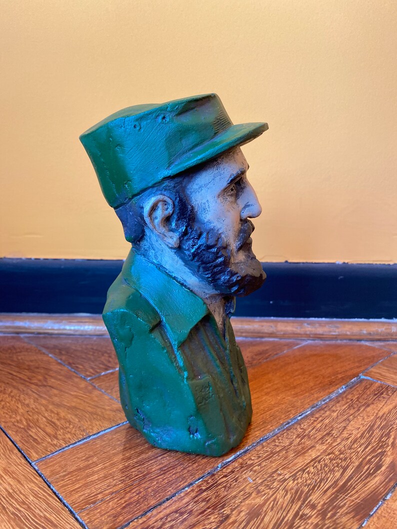 FIDEL CASTRO BUST Statue Figure Sculpture Cuba Communist - Etsy