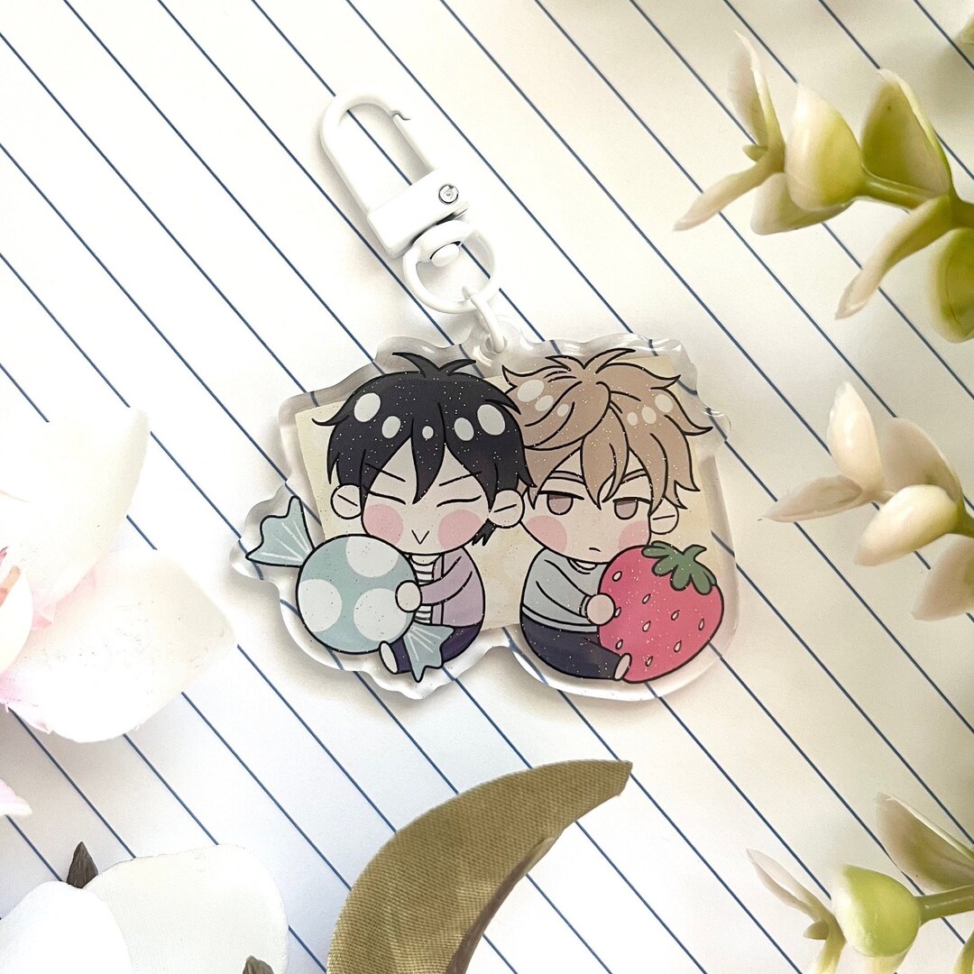 Candy Bois / Yaoi Keychain Charm / BL Manga Keychain / Enemies to ...