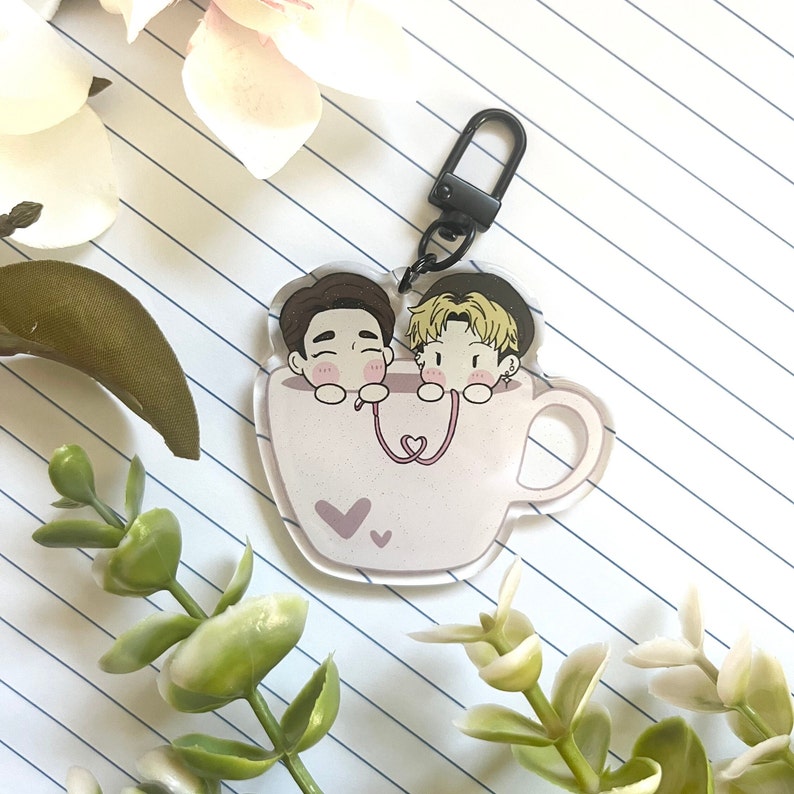 BJ Alex / MD x Chanwoo / Yaoi Coreano BL Manhwa Llavero Encanto - Etsy México