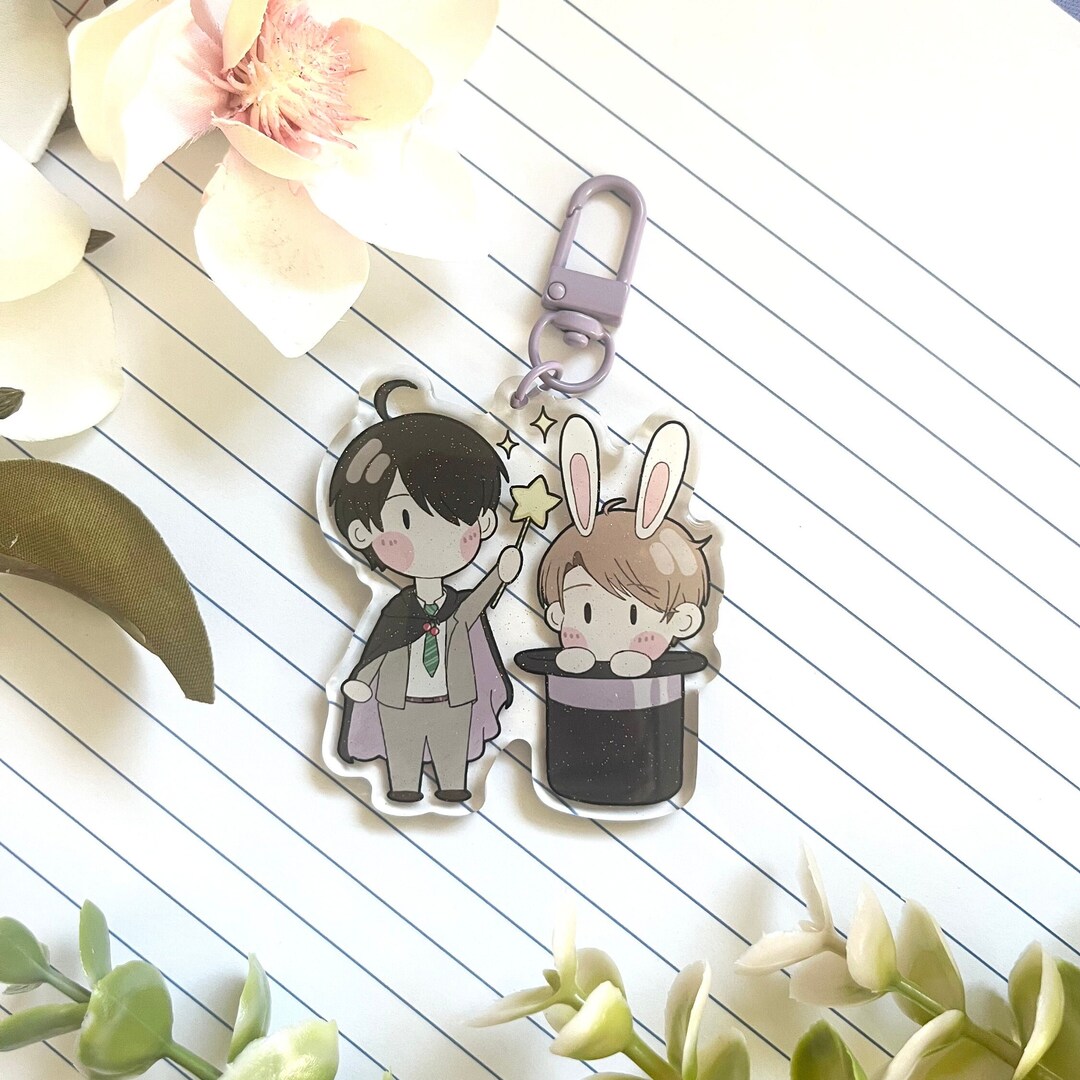 Cherry Bois / BL Manga Keychain Charm / Yaoi Uke X Seme - Etsy