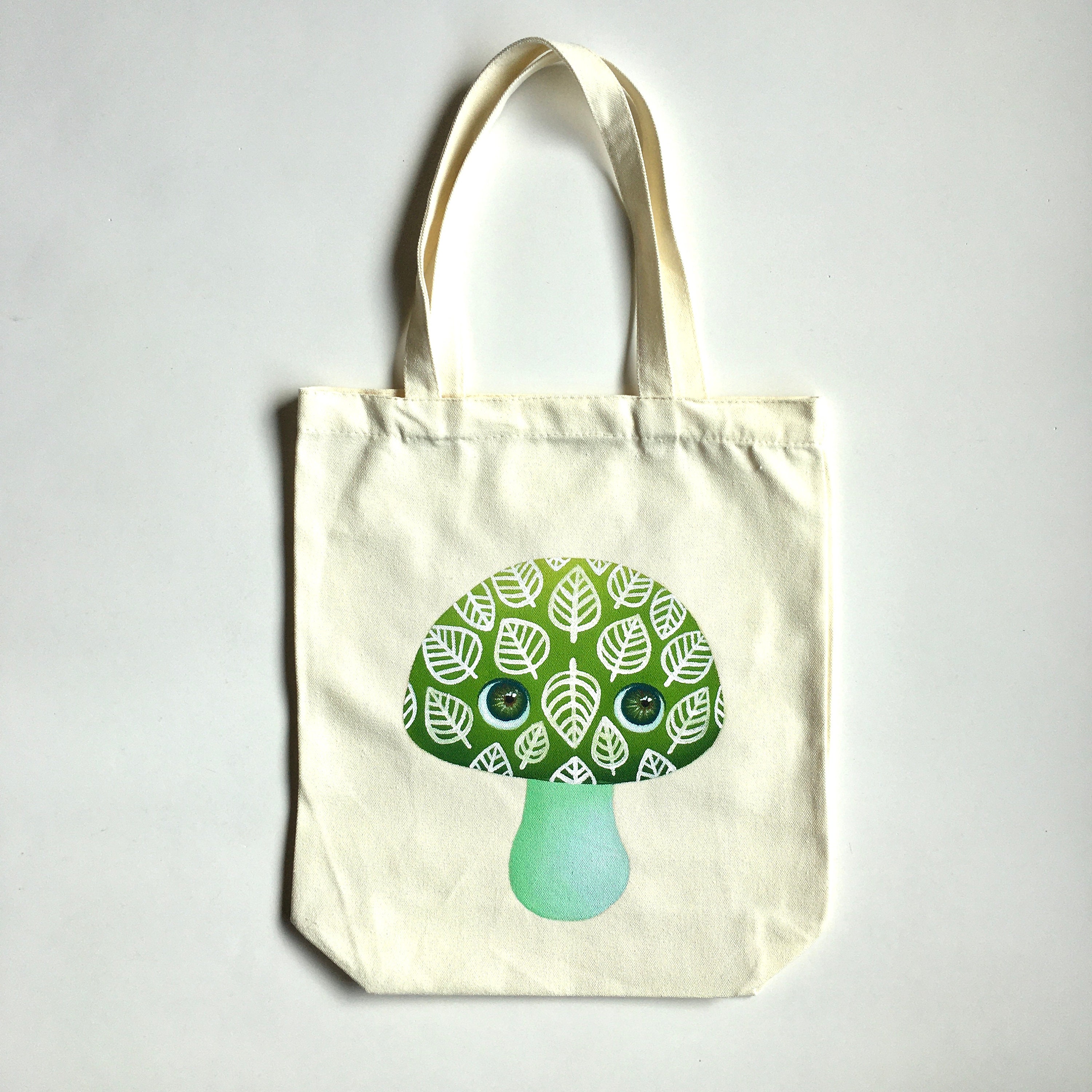 Custom Mushroom Tote Bag- Mushroom Art- Hand Painted Tote Bag- Mushroom ...