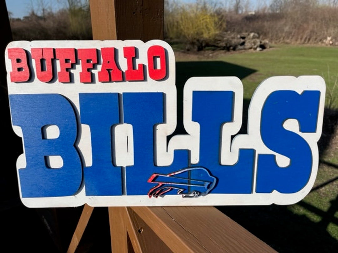 Buffalo Bills Layered Sign - Etsy