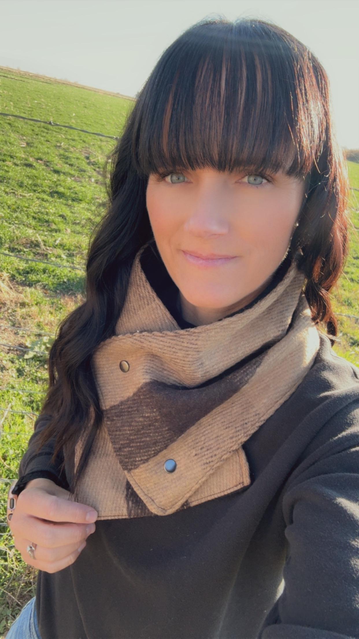 2 Snap-cowboy Neck Cowl - Etsy