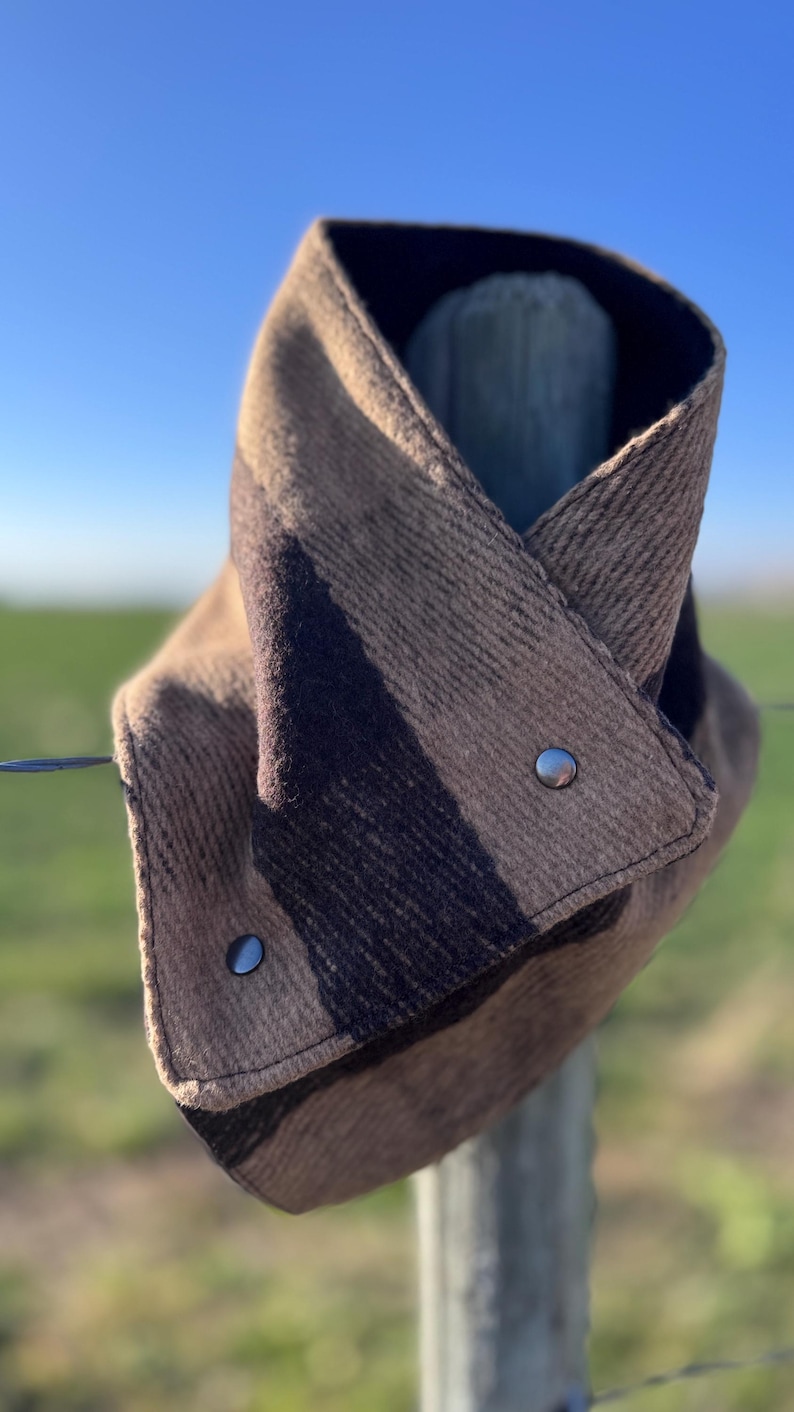 2 Snap-cowboy Neck Cowl - Etsy