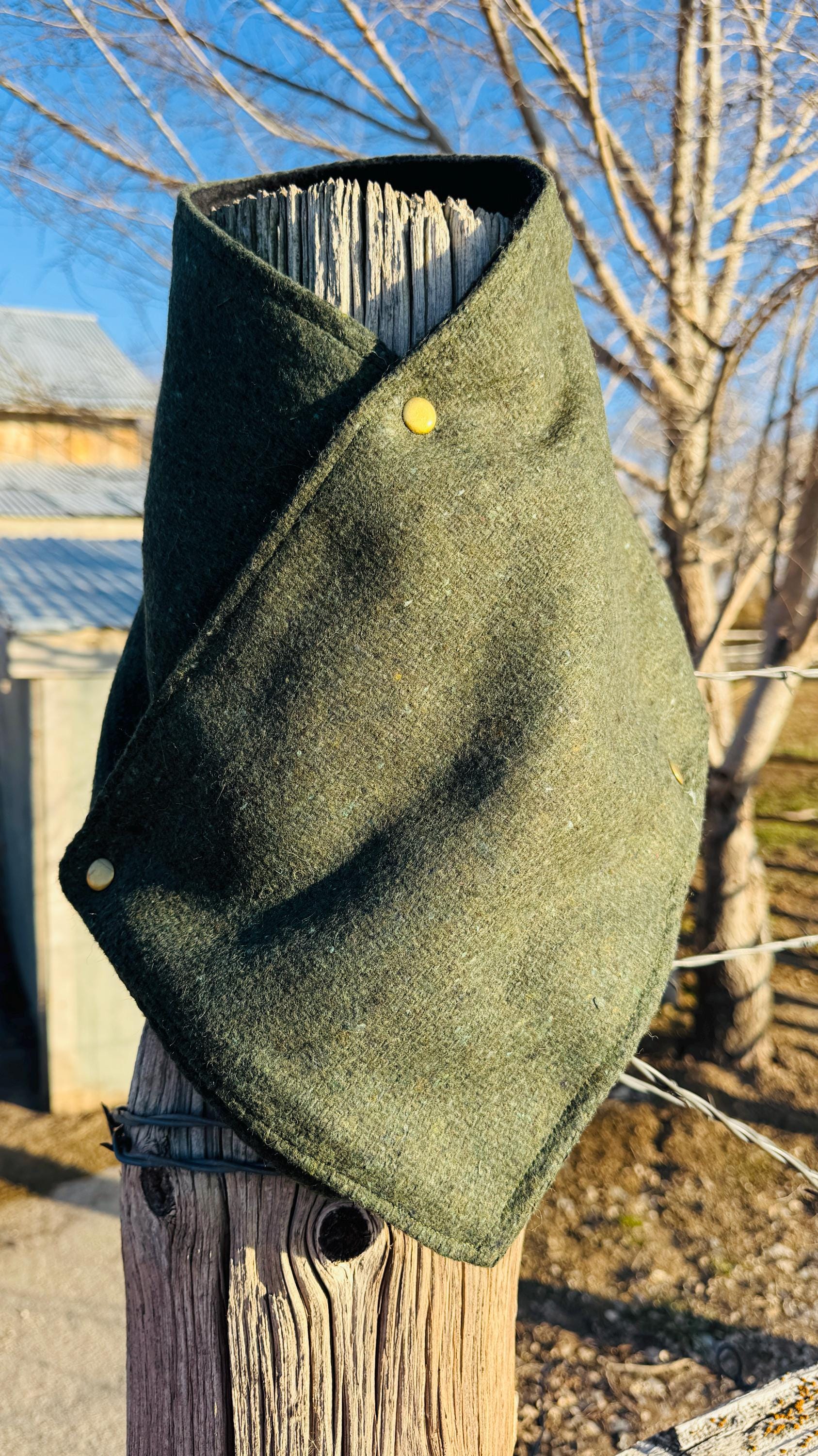 3 Snap-cowboy Neck Cowl - Etsy