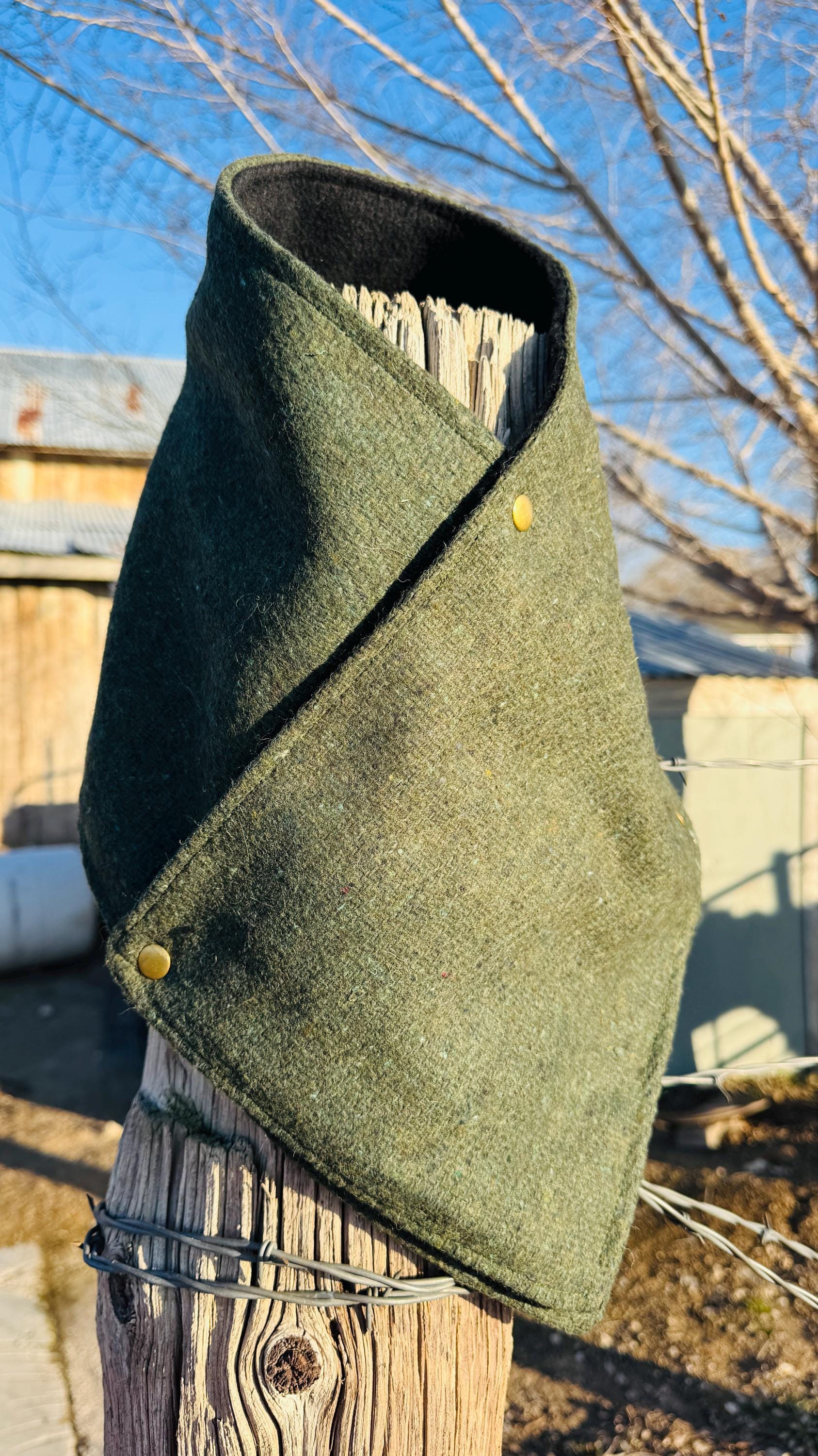 3 Snap-cowboy Neck Cowl - Etsy