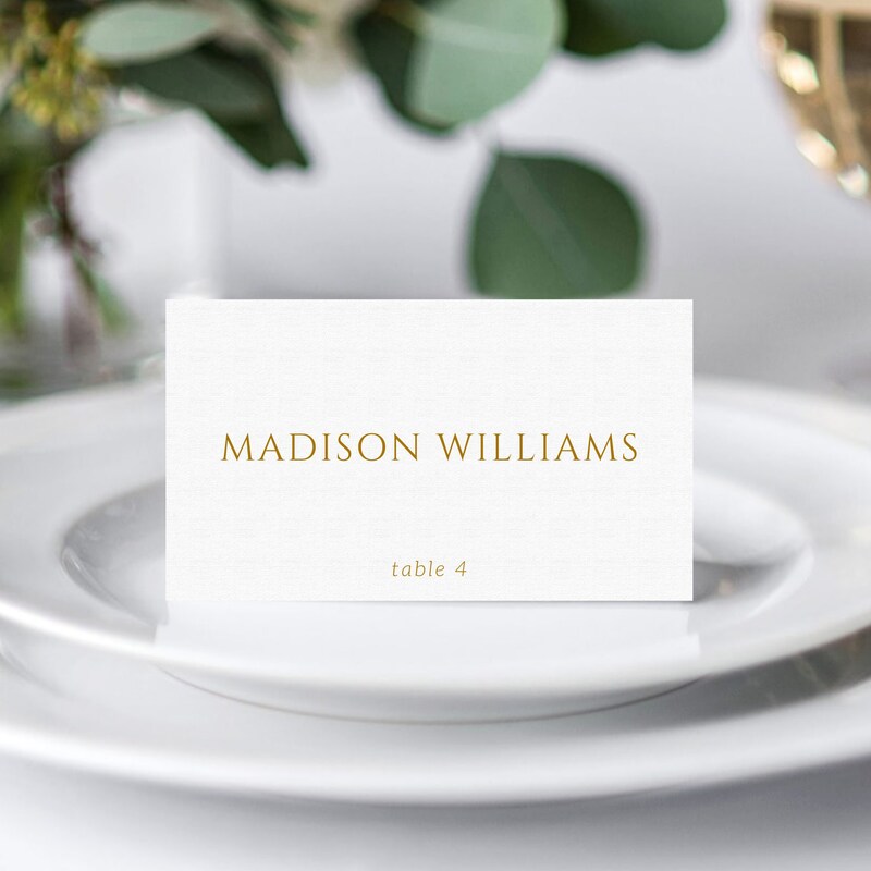 Tented Place Cards - Etsy