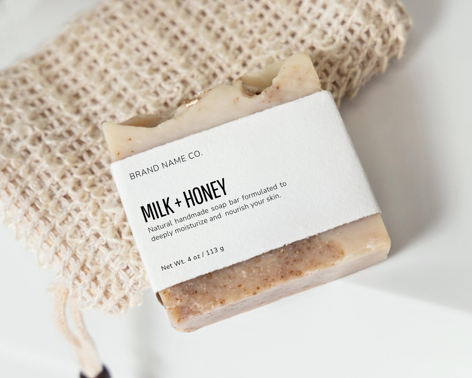 Editable Soap Bar Label Template, Horizontal Wrap Around Label, Custom ...