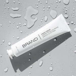 Cosmetic Tube Label Template, Editable Hand Cream Label Design, Custom ...