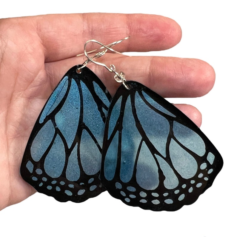 Monarch Butterfly Wing Earrings - Etsy