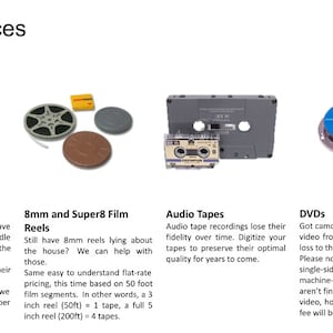 Video8, Hi8, Digital8, 8mm Video Tape Transfer Service, Digitization to ...