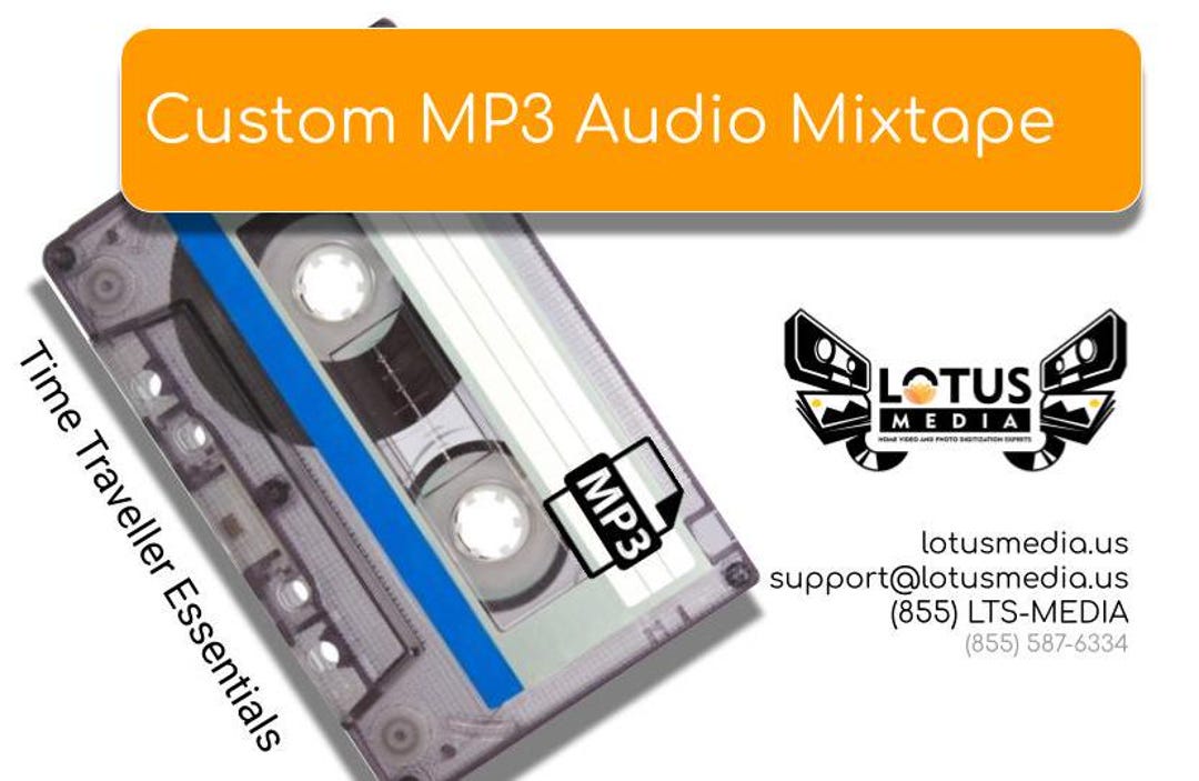 Custom Cassette Mixtape From MP3 Files Real Audio Cassette Mixed Tape ...
