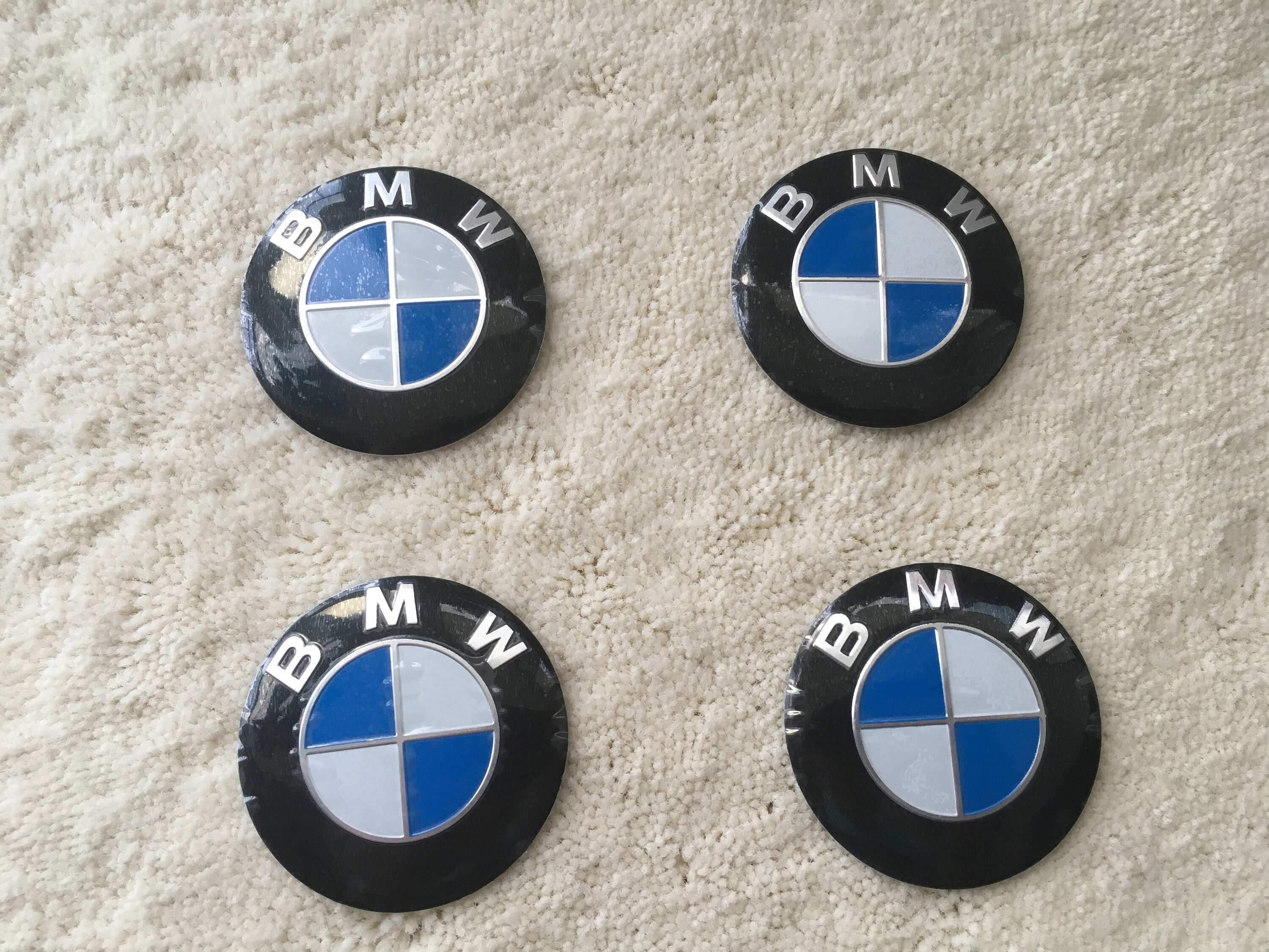BMW wheel center hub caps stickers 56mm 2.20 inch Blue / | Etsy
