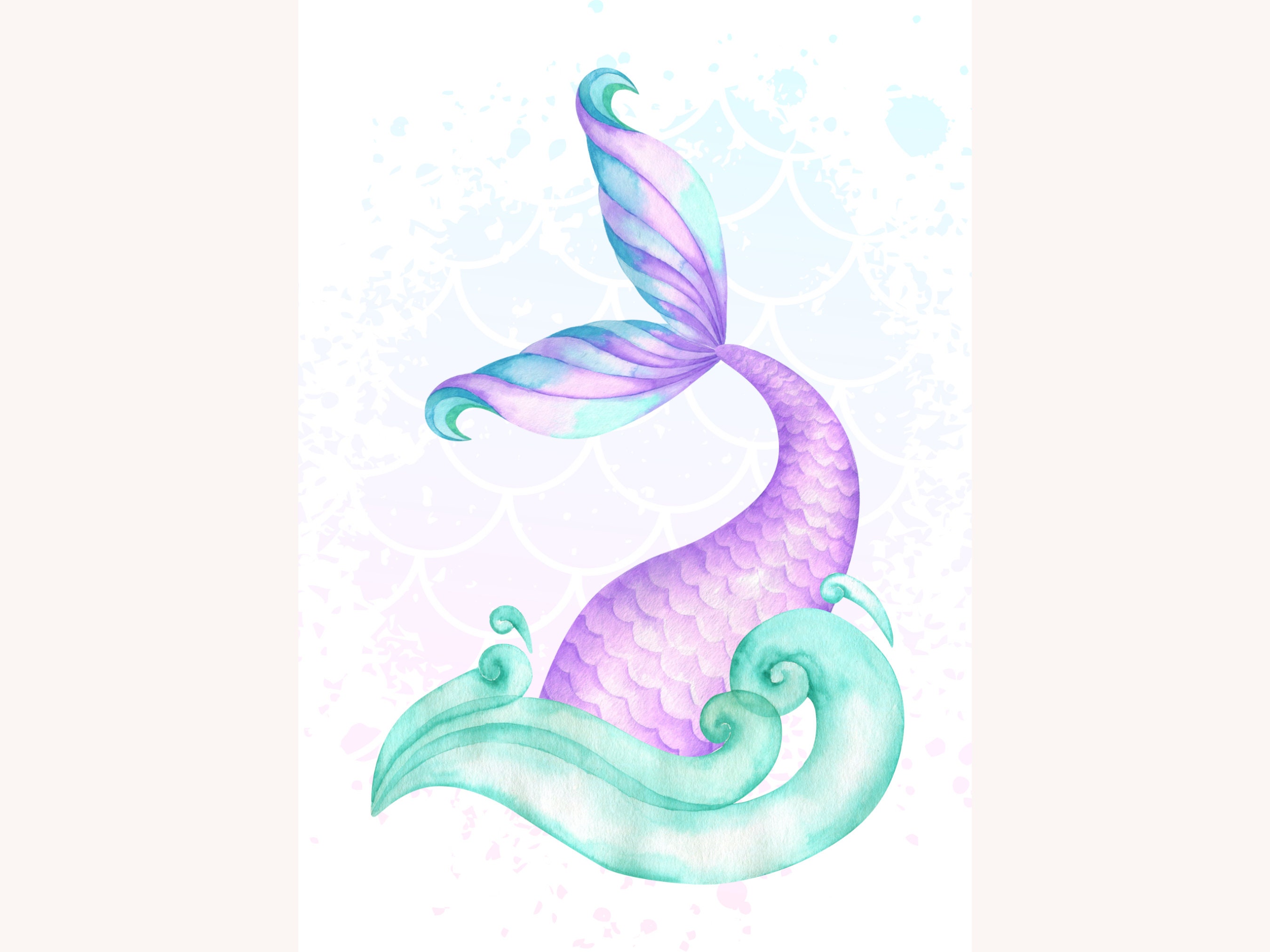 Mermaid Tail Name Plate, Wall Art, Gift, Nursery, Decor, Baby Girl ...