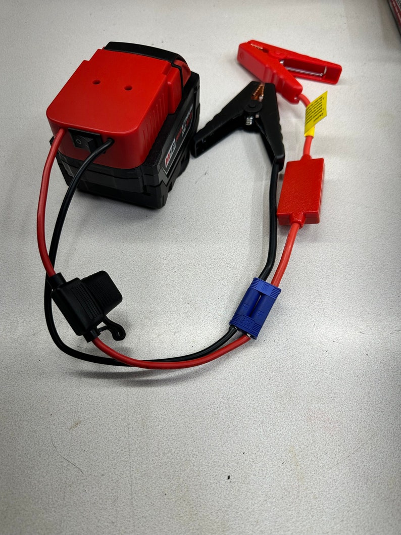 Milwaukee M18 Battery Jump Starter Pack Adapter - Etsy