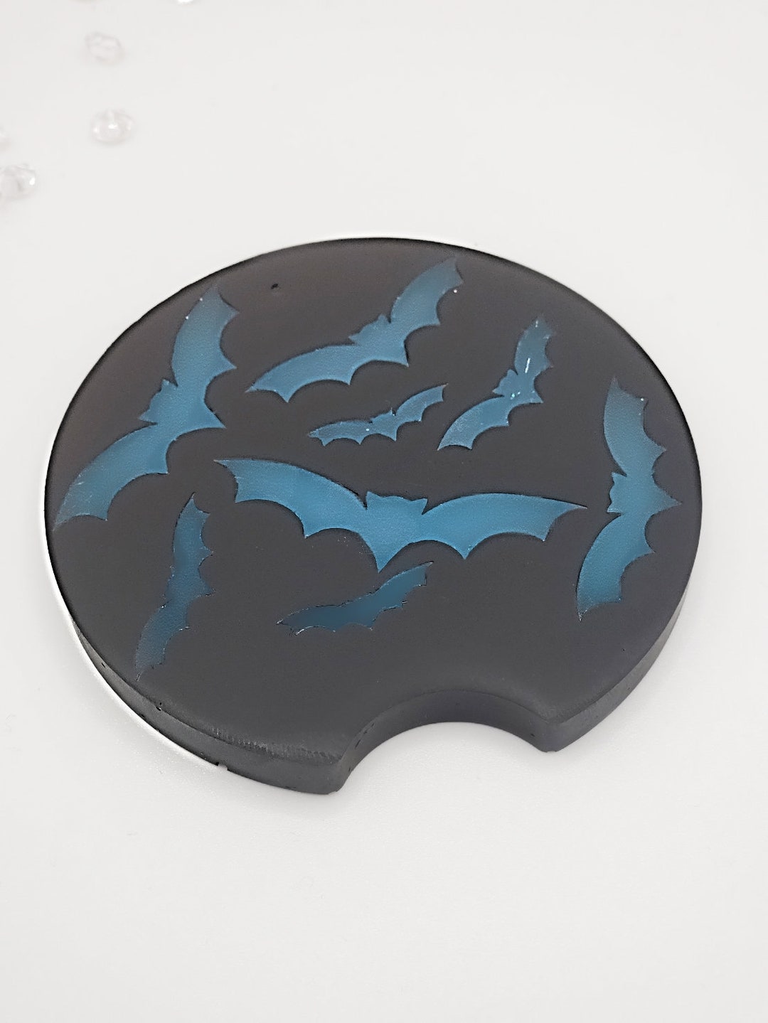 Glow in the Dark Bat Car Coasters - Etsy