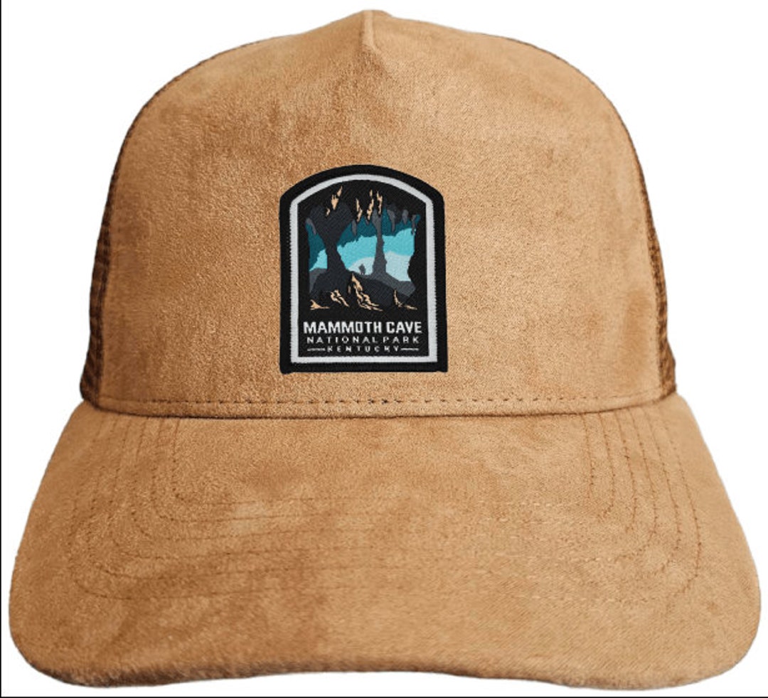 Mammoth Cave National Park Hat 5-panel Trucker Suede With Snapback - Etsy