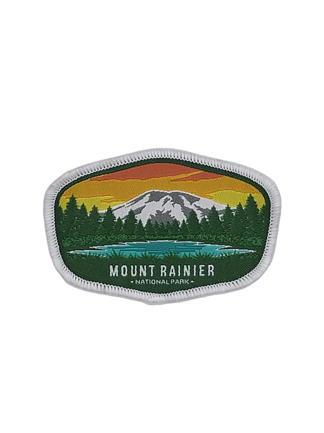 Mount Rainier National Park Woven Patch - Etsy