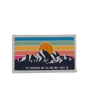 Mountains Are Calling Woven Patch - Etsy
