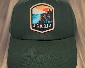 Acadia National Park Embroidered Cap Hat Baseball Hat National Park Hat ...