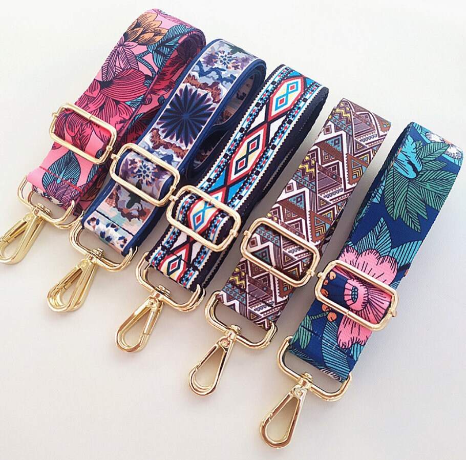 3.8cm Wide Shoulder Strap/flower Shoulder Strap/adjustable - Etsy