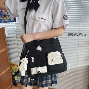 Cute Handbag/crossbody Canvas Bag/student Shoulder Bag/vintage - Etsy