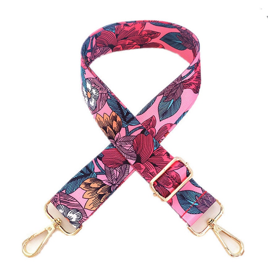 3.8cm Wide Shoulder Strap/flower Shoulder Strap/adjustable - Etsy