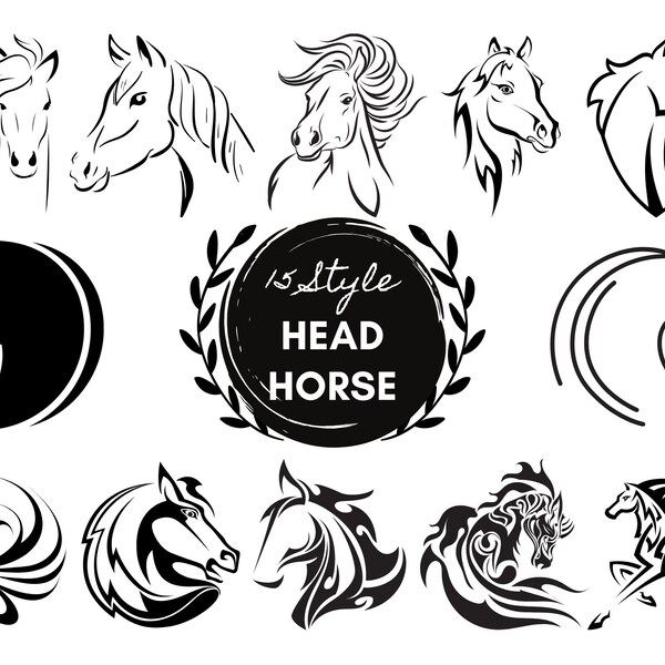 Tribal Horse Svg - Etsy
