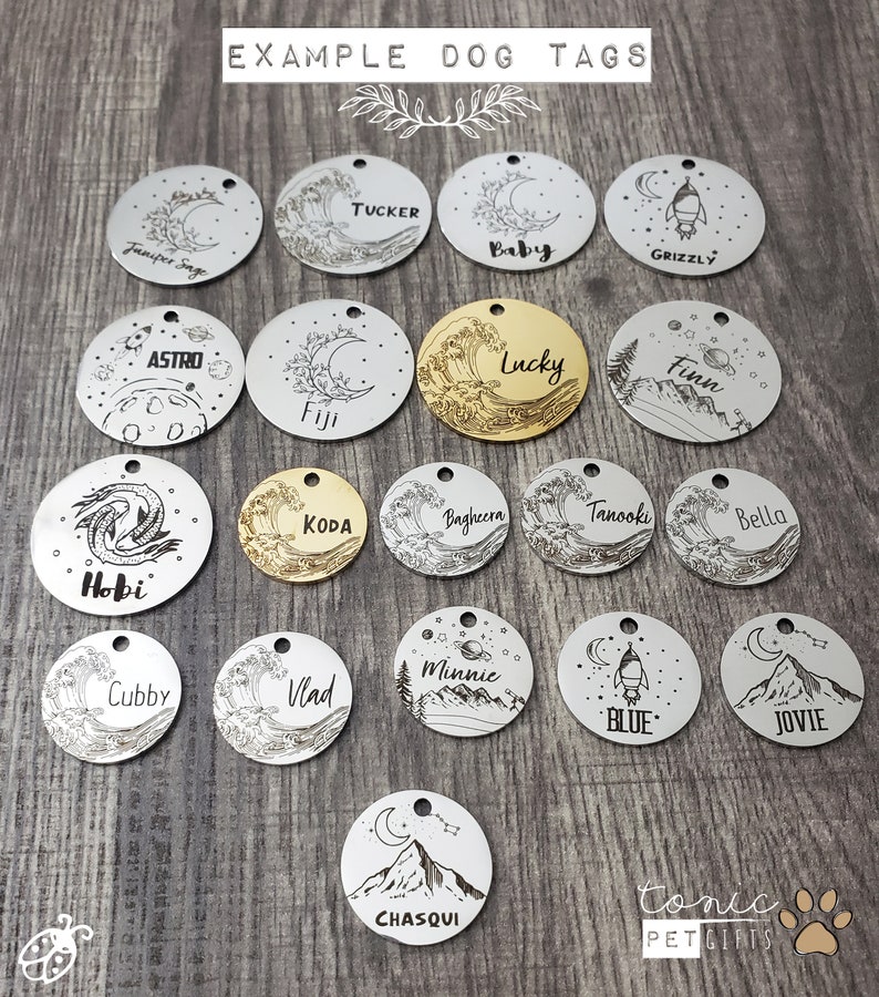 Cartoon Nordic Thor Custom Engraved Metal Pet Tag Mythology - Etsy