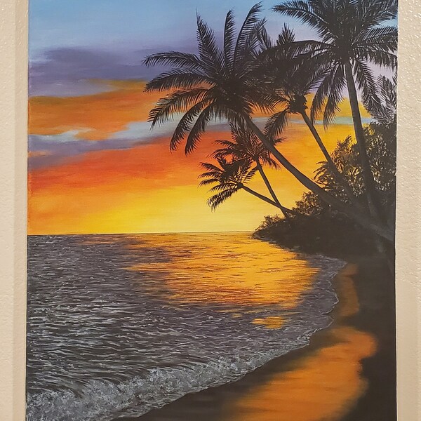 Sunset Acrylic - Etsy